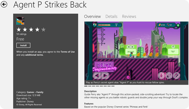 Agent P Strikes Back App is now in the Store – McAkins Online