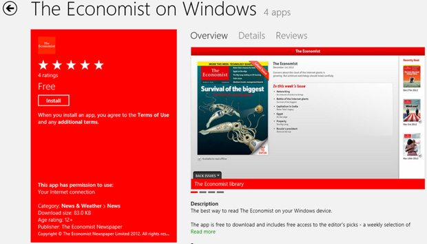 The Official “The Economist” App is now in the Store – McAkins Online