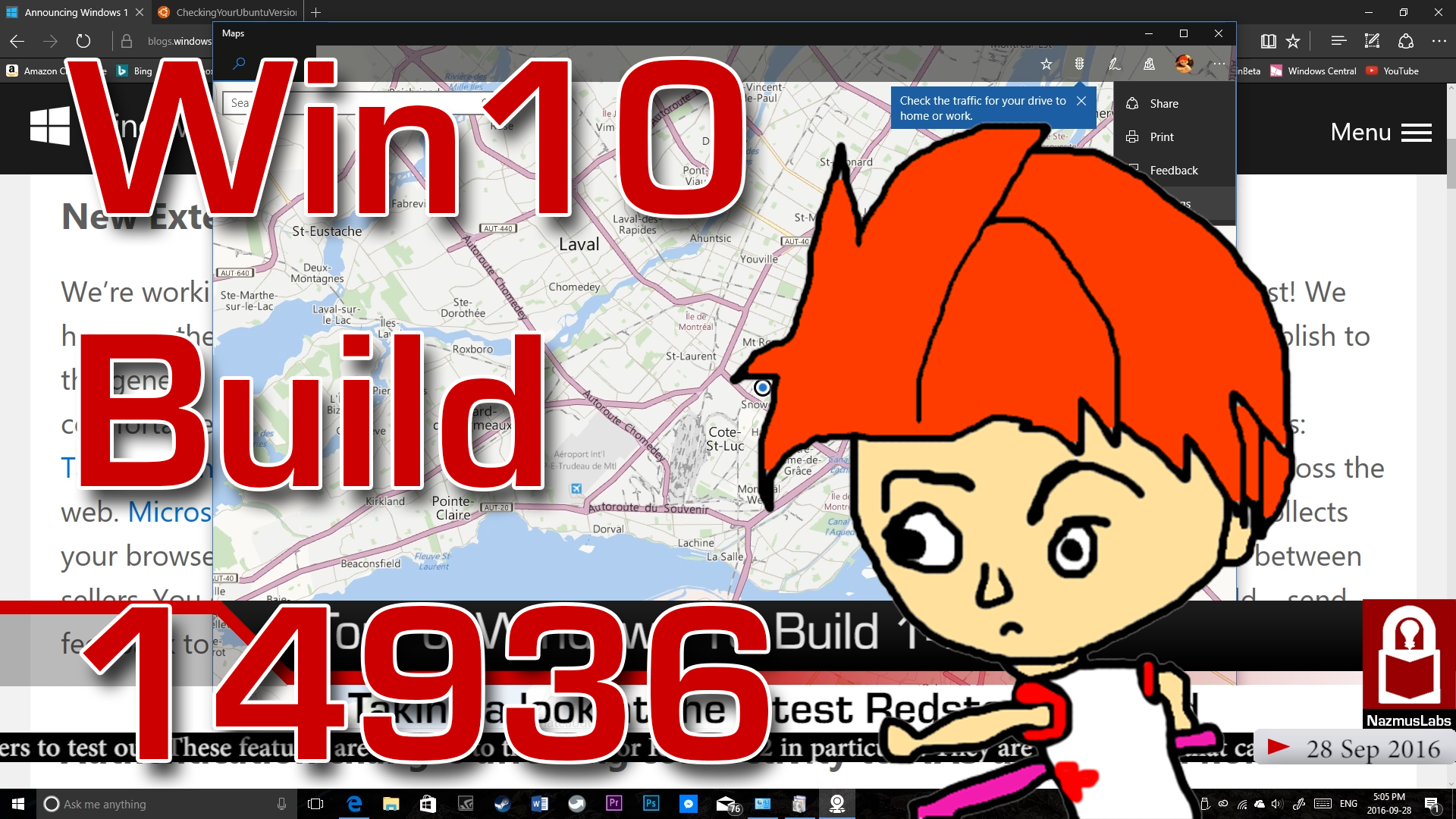 Video Demo of Windows 10 Build 14936 – New Edge Extension, Dark theme ...